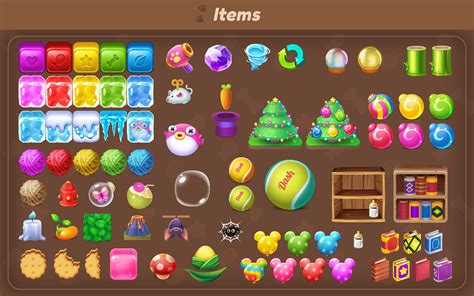 Behance 上的 Match 3 Game UI Game ui Game design Web development design