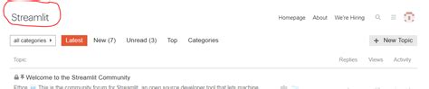 Add Links To Discuss Docs And Github When In Discuss Discussion Issue Streamlit