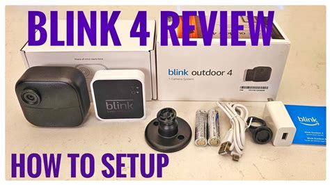 Blink Outdoor 4 Camera Unboxing And How To Set Up Youtube