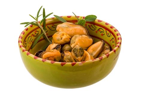 Premium Photo Marinated Mussels