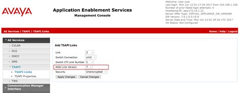 4 Configure Avaya Application Enablement Services Miarec Documentation