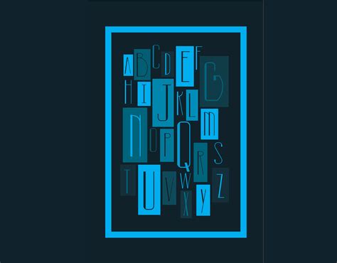 Modular Font Behance