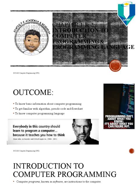 Chapter 1 And 2 Introtoprogramming Pdf Programming Computer Program