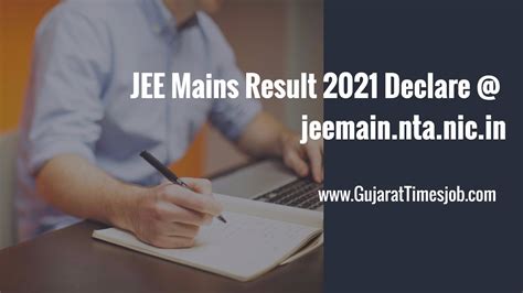 JEE Mains Result Declare Jeemain Nta Nic In