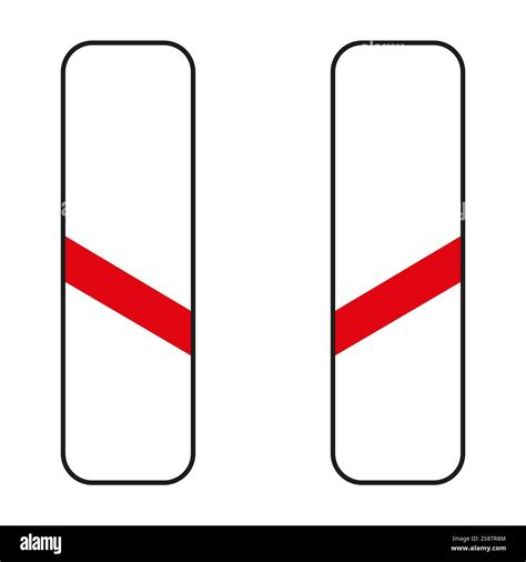 A Railway Crossing Stock Vector Images Alamy