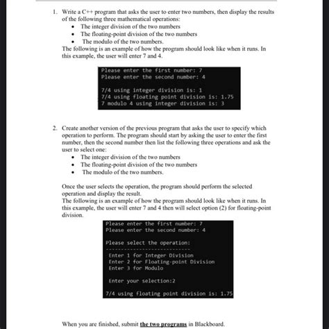Solved 1 Write A C Program That Asks The User To Enter Chegg