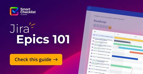 Use Epics In Jira Like A Pro Smart Checklist Blog Titanapps