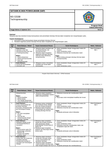 Sap Technopreneurship Pdf