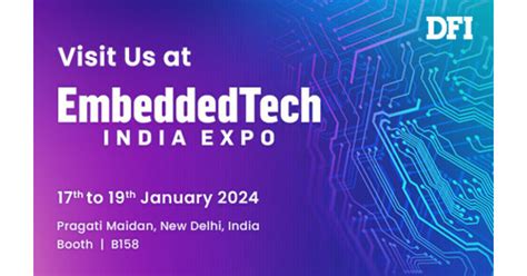Dfi To Present Latest Innovations Alongside Partner Dynalog At Embedded Tech India Expo 2024