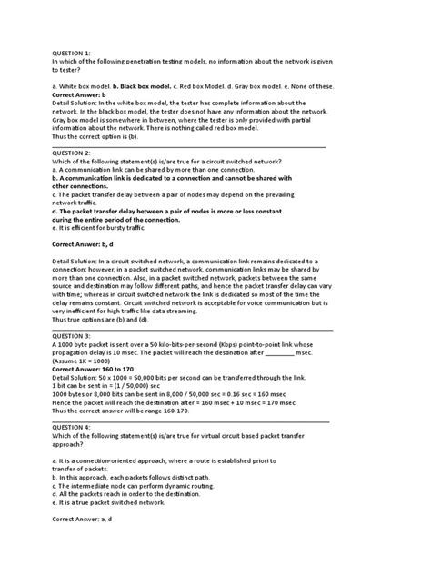 Ethical Hacking Pdf Internet Protocol Suite Computer Network