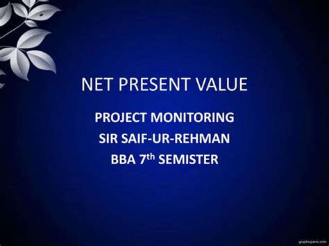 Npv Ppt