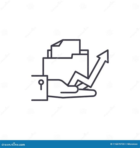 Analytical Documentation Linear Icon Concept Analytical Documentation Line Vector Sign Symbol Analytical Documentation Linear Icon Concept Analytical Documentation Line Vector Sign Symbol