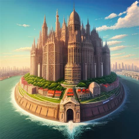 Premium Ai Image 3d Architecture