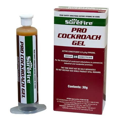 Surefire Pro Cockroach Gel Eliminates Entire Cockroach Colonies