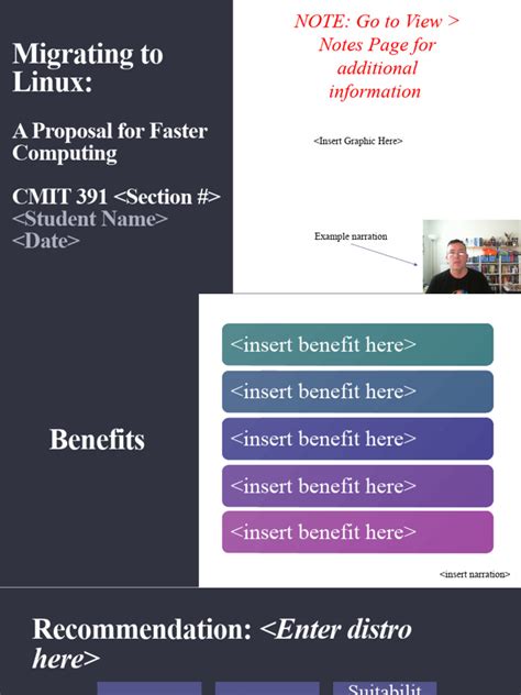 Cmit 391 Part 1 Migration Proposal Presentation Template Pdf Linux Software Engineering