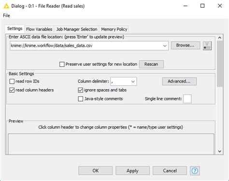 KNIME Quickstart Guide
