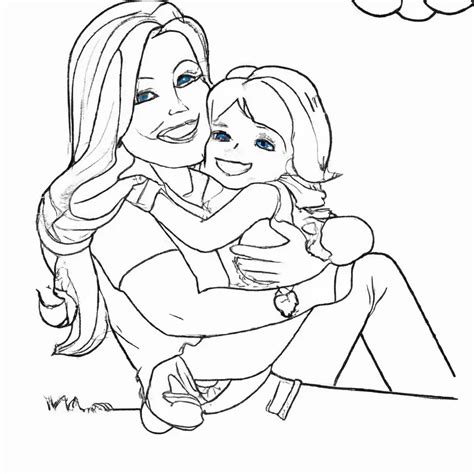 Mãe E Filha Desenhos Para Colorir Atividades Grátis