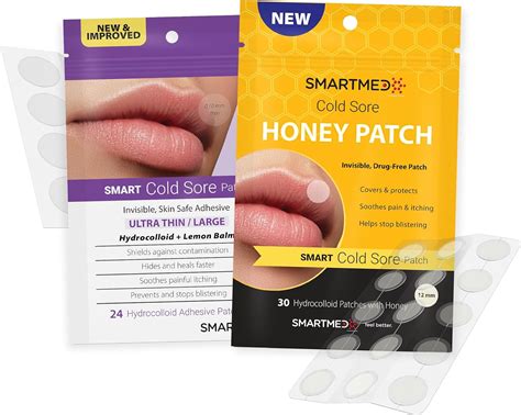Smartmed Cold Sore Treatment Patch Duo Large Ultra Thin