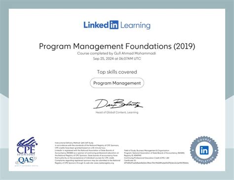 Gull Ahmad Mohammadi On Linkedin Certificate Of Completion
