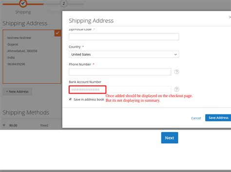 Magento2 Magento 2 Issue With The Custom Field On Checkout Page