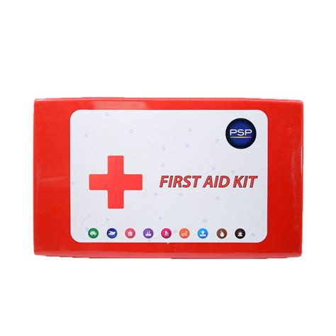 სააფთიაქო ყუთი პლასტმასის წითელი L