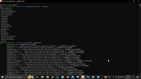 Error While Running Exampleb1 [wsl] Getting Started Geant4 Forum