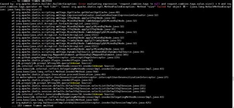 Bug 【测试跟踪】 用例评审”里关联用例，筛选打标签的用例，选择所有数据，点击确定，页面毫无反应，后台报错 · Issue 25639 · Meterspheremetersphere