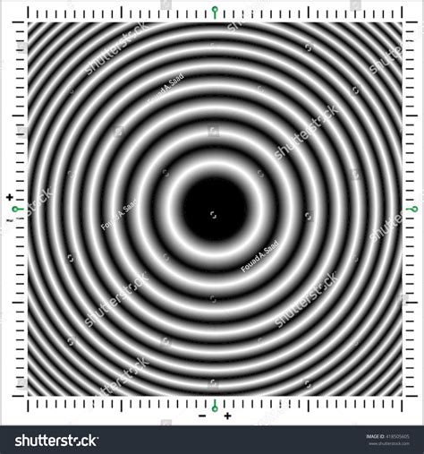 Newton Rings Interference Pattern Stock Vector Royalty Free 418505605