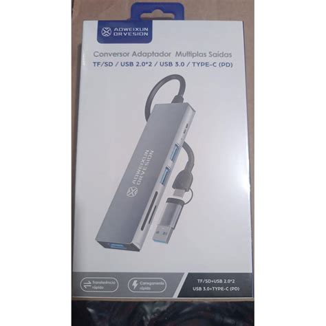 Hub Adaptador Convertible Tipoc Usb En Micro Sd Sd Usb Tipoc Tecnologias