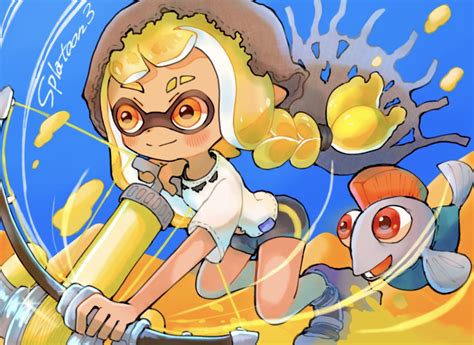 Splatoon Image By Teba Illust Zerochan Anime Image Board