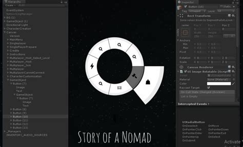 Radial Ui Layout System For Unity Album On Imgur App Design Inspiration Game Ui Design