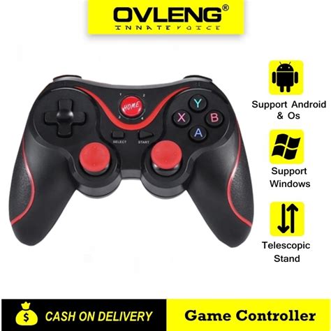 Gen Game X3 Wireless Bluetooth Gamepad Game Controller With Phone Holder Shopee Philippines