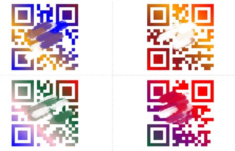 如何批量制作彩色渐变二维码 知乎