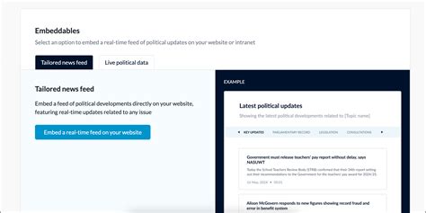 Embeddables Policymogul
