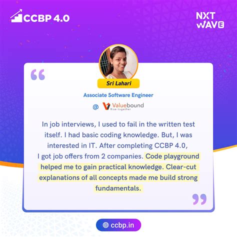 Nxtwave Lahari Is An Ece Graduate Who Had To Face Many Rejections In