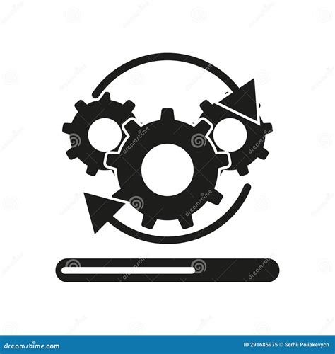 Loading Process Update System Icon Vector Illustration Eps 10 Stock Vector Illustration Of