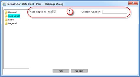 Help Format Chart Data Points Window