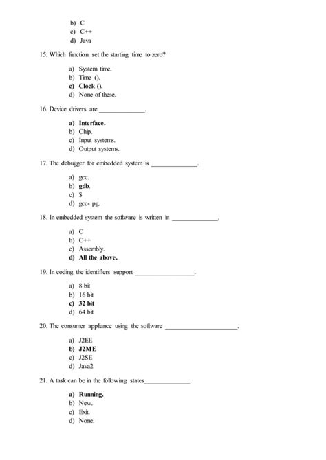 Embedded Based Microprocessor System One Marks 50 Questions And Answers By S Yamini Pdf