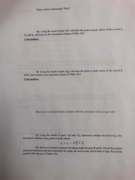 Solved Part 2 R C Series Parallel Network A Construct The