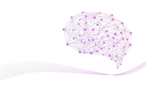 Premium Vector Abstract Technology And Streamlined Images That Mimic A Brain With Gradients