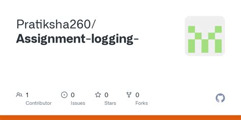 Github Pratiksha260assignment Logging