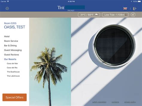 ipad react native app for hotel and restaurant software development