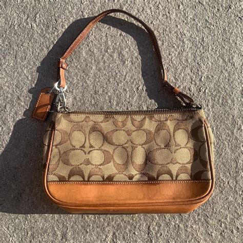Vintage Coach Brown Bag Overall Good Condition Zip Depop