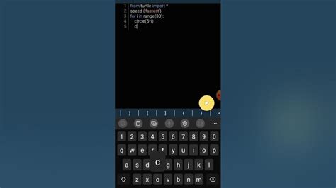 Pattern With Circles In Python Turtle Library Youtube