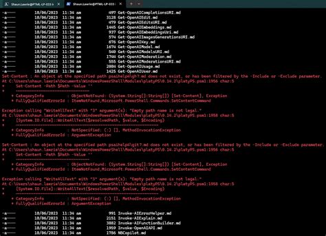 Unsafe Characters In Command Names Breaks Markdown File Creation On