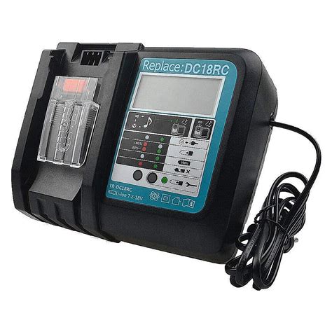 Fast 3a Dc18rc Charger For Makita 18v Li Ion Batteries