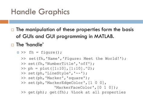 Ppt Introduction To The Graphical User Interface Gui In Matlab Powerpoint Presentation Id