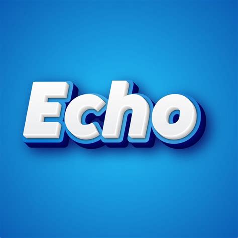 Premium Photo Echo Text Effect Gold Attractive Background Card Photo