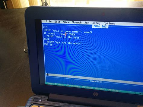 Qbasic Games Code I Wrote A Quickbasic 4 5 Interpreter Cschnack De Camron Ullrich
