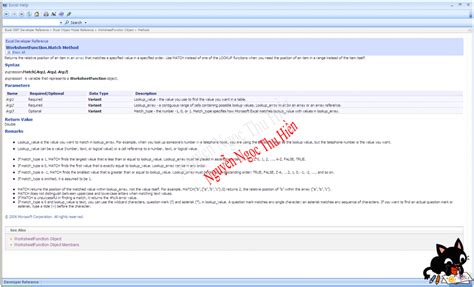 Chuyển công thức Excel sang hàm Vba sử dụng WorkSheetFunction